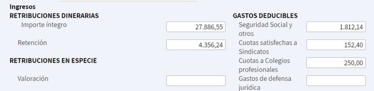 Ejemplo renta 2019 borrador - 【renta 2019】